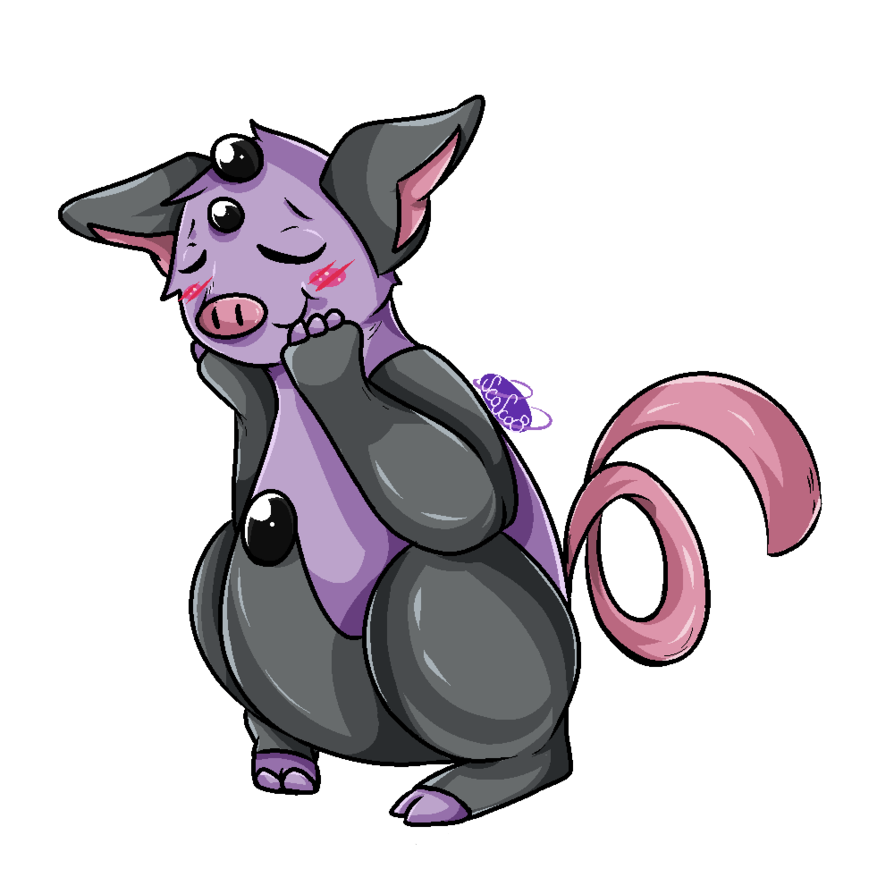 PokeCollab: Grumpig by Scoric on DeviantArt