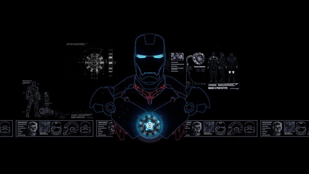 Iron Man Mark 6 Prototype Schematics Wallpaper