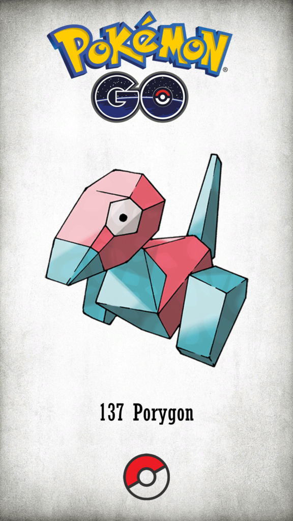 137 Character Porygon | Wallpaper